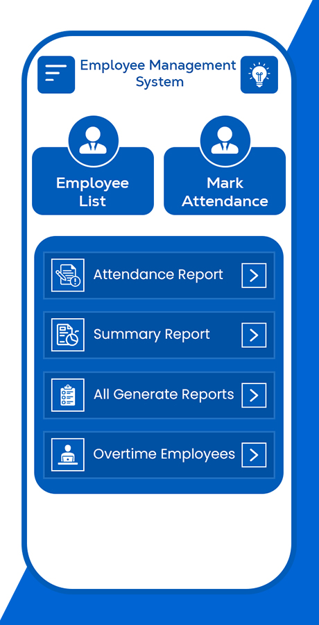 EMS - Employee Management System - Attendance Manager App - Daily Attendance Manager Application ...